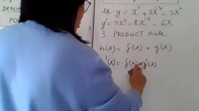 Calculus - video lecture Derivative Rules - My math teaching online ...