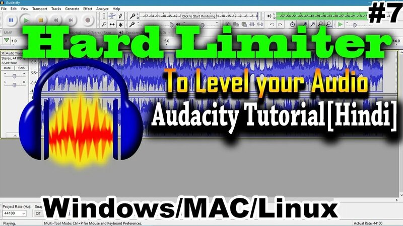 [Hindi] How to use Hard Limiter in Audacity| Tutorial #7 - Смотреть онлайн в поиске Яндекса по Видео
