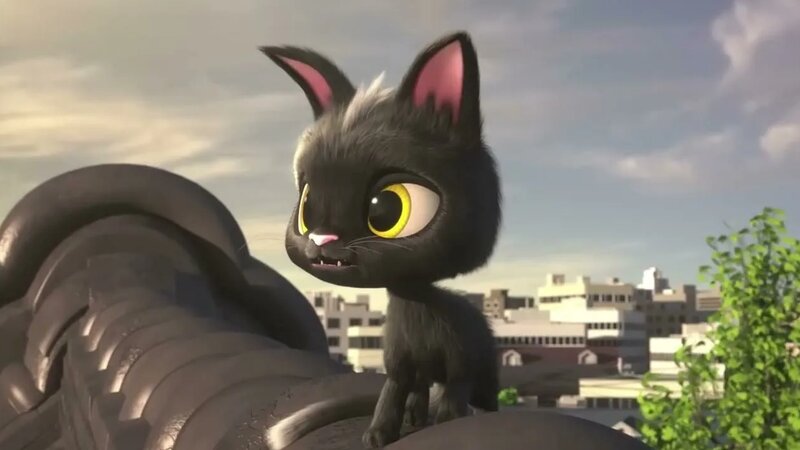 Жил был кот Rudolf The Black Cat Мультфильм для детей в HD - Смотреть ...