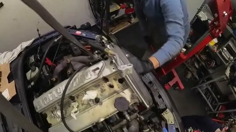 engine install sorento 4x4 G4JS turbo project - Смотреть онлайн в ...