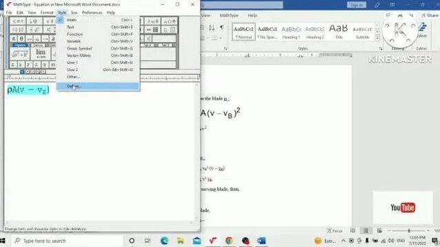 How to change font, style and size of equations in mathtype in one step ...