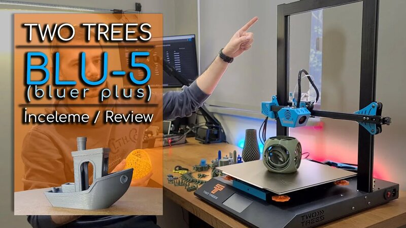 Two Trees BLU-5 (Bluer Plus) 3D Printer Review / BLU-5 3D Printer ...
