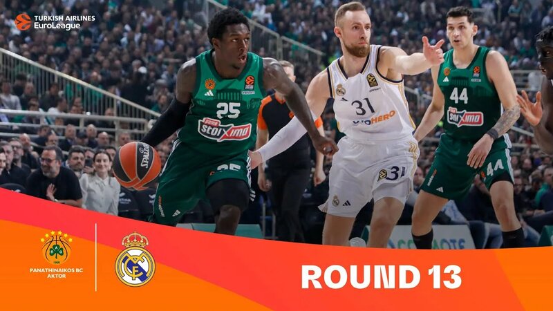 Panathinaikos Aktor Athens-Real Madrid | Round 13 Highlights | 2023-24 ...