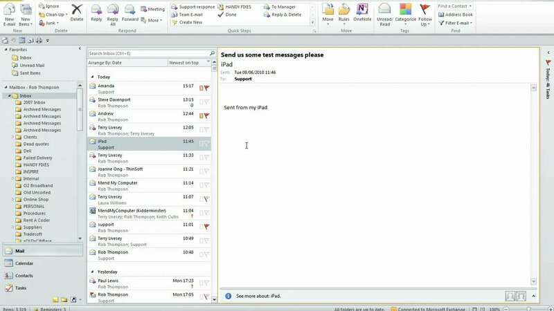 Microsoft Office Outlook 2010 - Quick Steps - New Feature