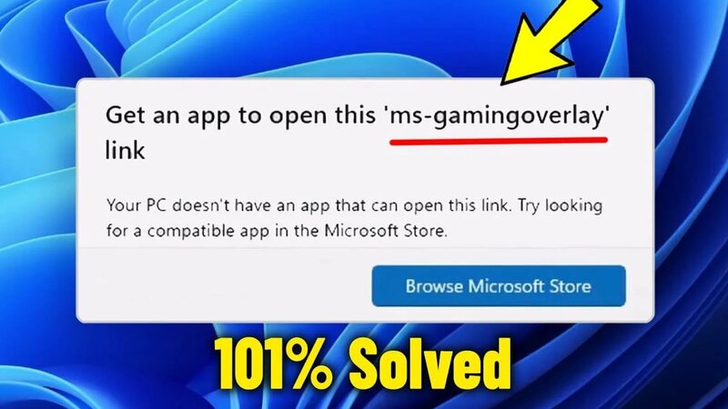 Fix ‘ms-gamingoverlay’ Link Error on Windows 11 - How To Get Rid Of ms ...