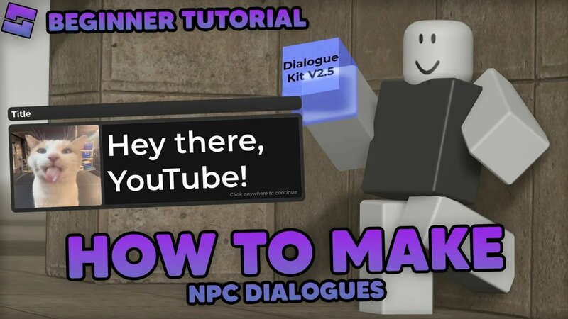 How to make NPC Dialogues in Roblox Studio // 2025 // Roblox Studio ...