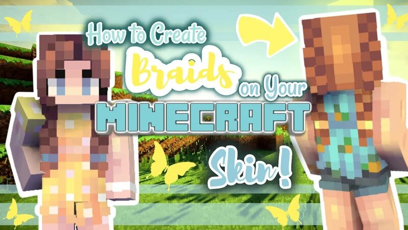 How to make Braids on Your Minecraft Skin! | Minecraft Skin Tutorial