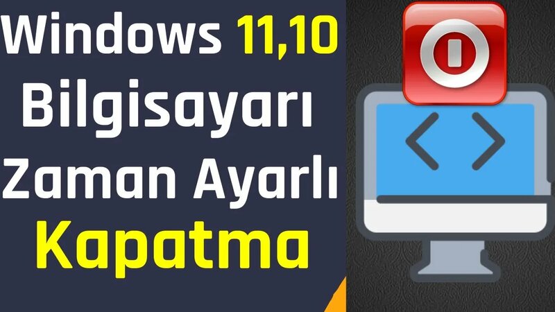 Windows 11 bilgisayarı zaman ayarlı otomatik kapatmak - Смотреть онлайн ...