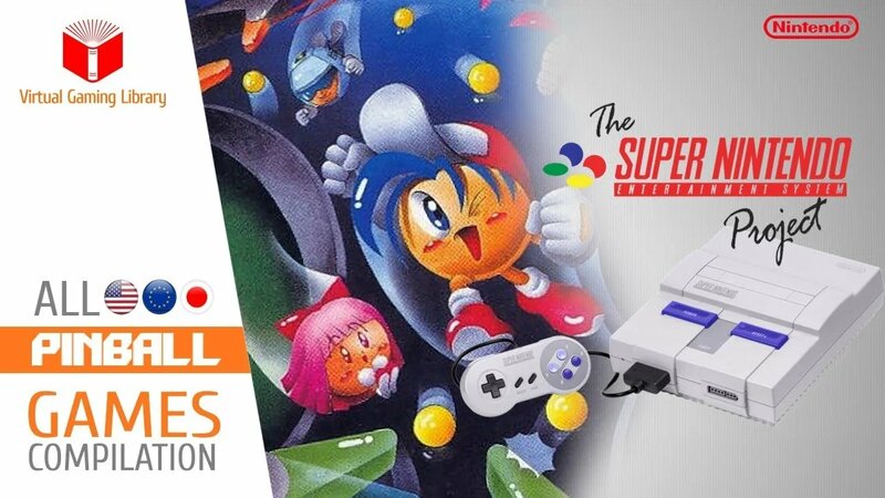 All SNES/Super Nintendo Pinball Games Compilation - Every Game (US/EU ...