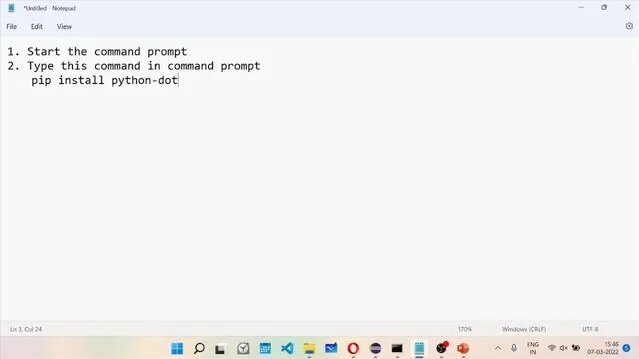 No module named 'dotenv' | from dotenv import load_dotenv ...