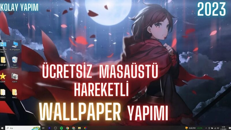 Ücretsiz Hareketli Masaüstü Arka Plan (Wallpaper) Nasıl Yapılır? Basit ...