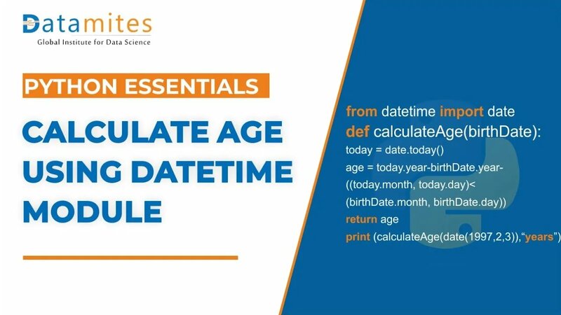 Calculate Age Using Datetime Module | Python Tutorial - Yandex Video ...