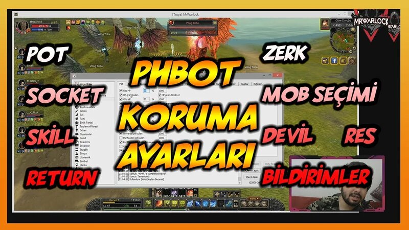 Phbot koruma ayarlari [ pot socket skill return zerk mob devil res bildirimler ] - Yandex Video ...