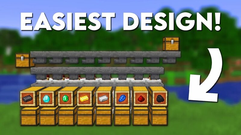 Minecraft EASY Automatic Sorting System 1.21 Tutorial - Auto sorter ...