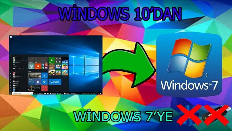 Windows 10'dan DVD ve USB'siz 7'ye Geçme - Yandex Video aramada ...
