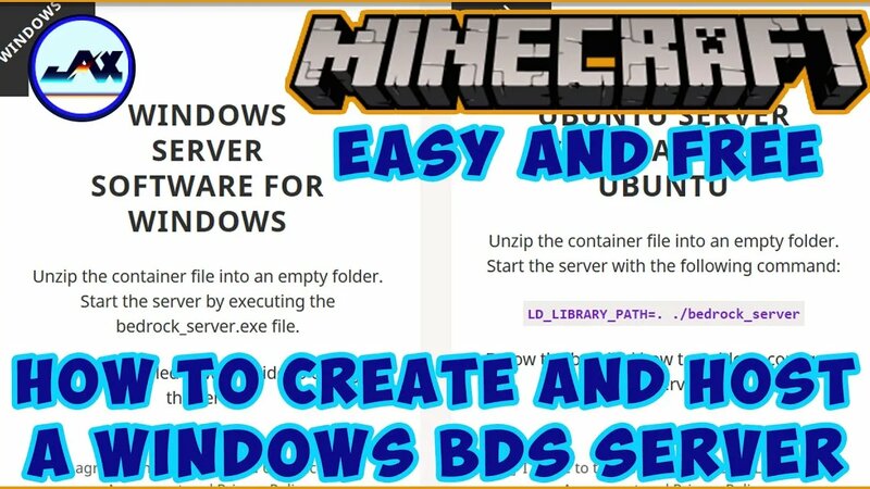 HOW TO Create And HOST A FREE Windows BDS Server | Getting Started - Смотреть онлайн в поиске ...