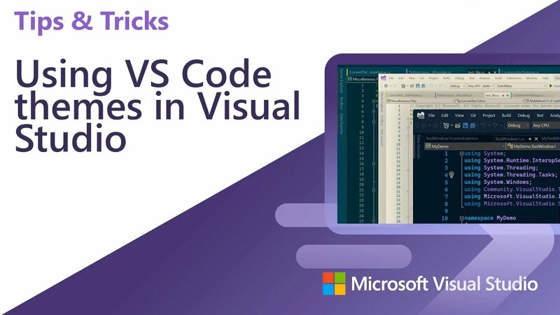Using VS Code themes in Visual Studio 2022 - Смотреть онлайн в поиске ...