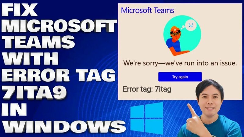 How To Fix Microsoft Teams With Error Tag 7ita9 in Windows - Смотреть ...