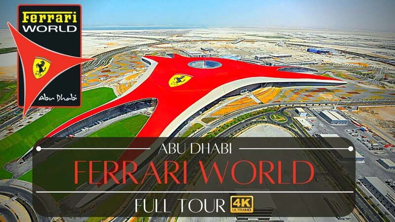 Ferrari World Abu Dhabi All Rides Tour Theme Park - Yandex Video ...