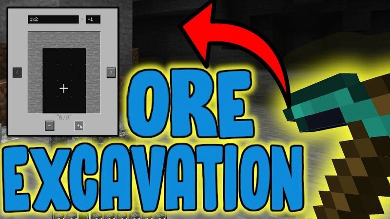 Ore Excavation Mod | How To Use | Minecraft 1.15.2 Mod Showcase ...