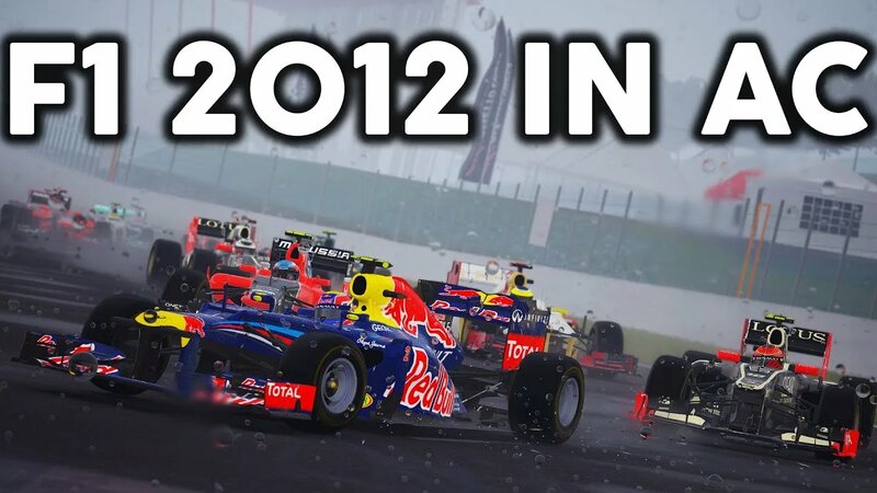 F1 2012 Car + HUD Mods For Assetto Corsa!!