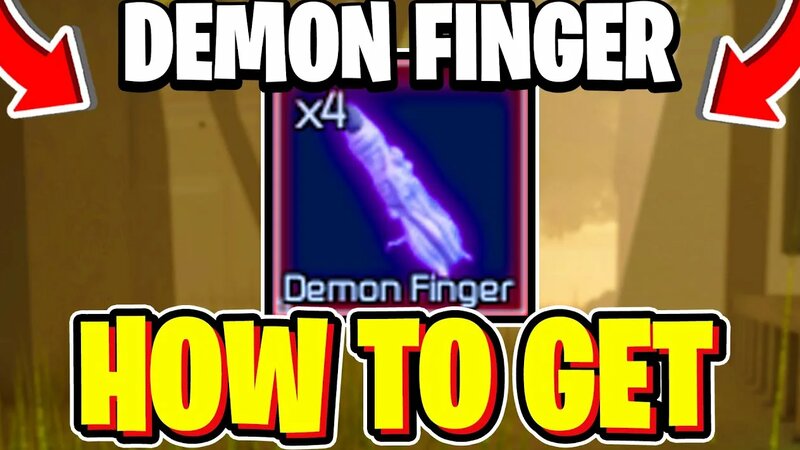 How To GET & USE Demon Fingers In Jujutsu Infinite! Roblox - Смотреть ...