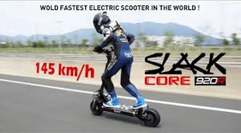 Какой самокат самый быстрый в мире? | Slack Core 920R — Видео от ...