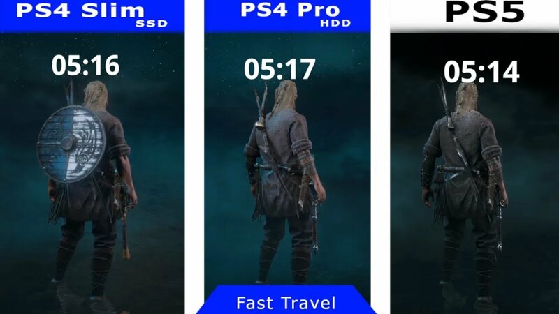 Quick Graphics Comparison Assassin's Creed Valhalla | PS4 Slim SSD ...