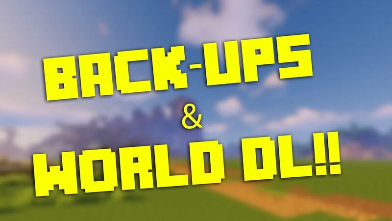 How to Load a Backup in Minecraft 1.16 Play World Downloads ...