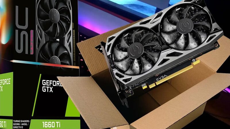 Unboxing - evga gtx 1660 ti SC ultra gaming - 06G-P4-1667-KR - Смотреть ...