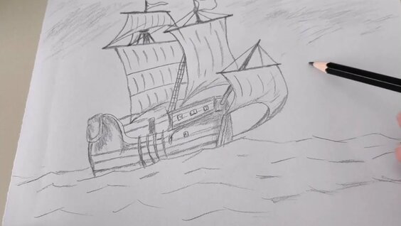 kolay gemi çizimleri: 1 bin video Yandex'te bulundu