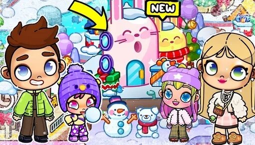 ЗИМА И СНЕГ Магазин Подарков в Avatar World История Рутина Семьи ...