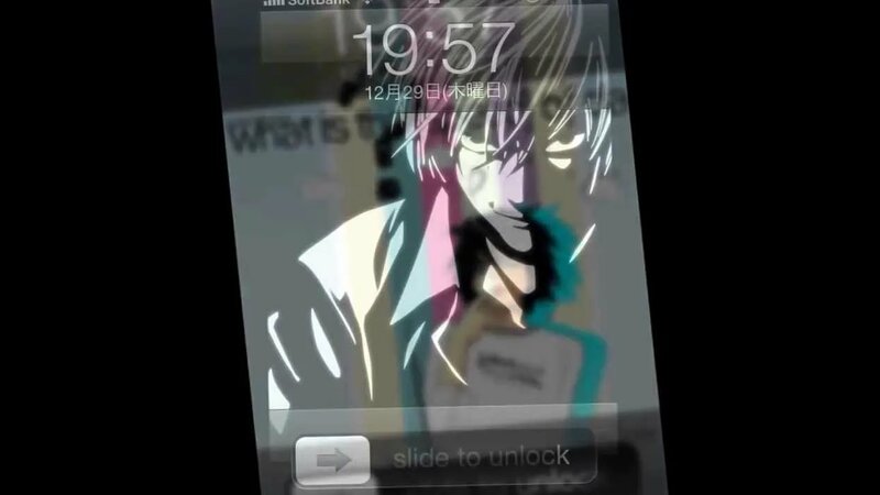 【IPhone / iPod】 Death Note Wallpaper 【Customize】