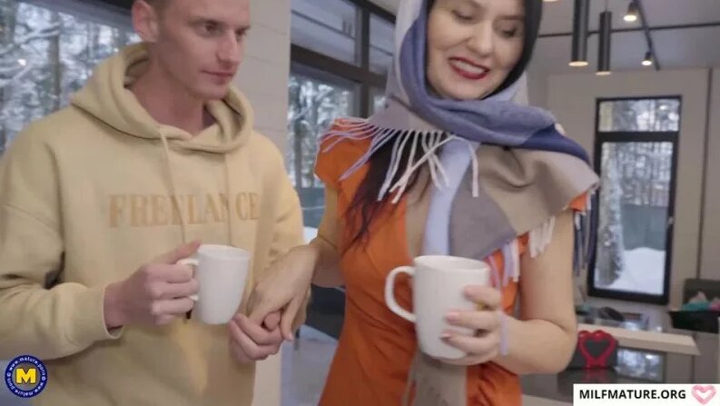 Isadora (47) martin spell (23) hairy cougar isadora seduces a toyboy in ...