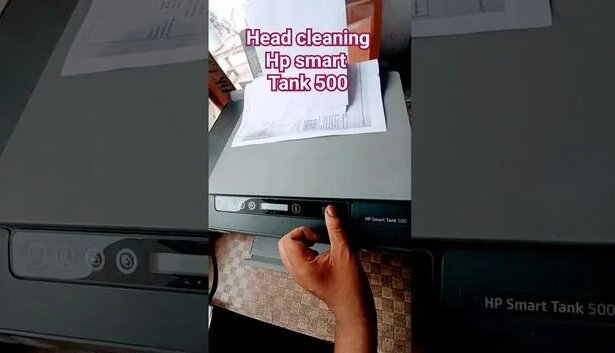 hp smart Tank 500 head cleaning। how to clean head hp smart Tank 500। # ...