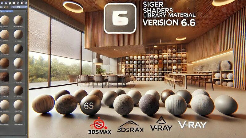 Siger shaders XS Material Presets Studio 6.6.0 for 3ds Max 2020-2025 ...