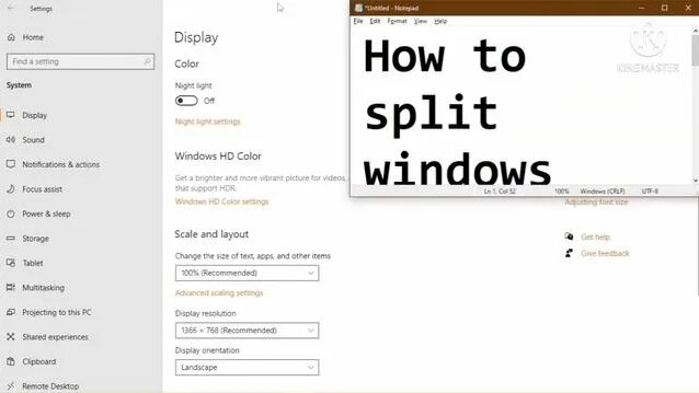 Split windows PC or laptop screen into 2 , 3 or 4 screens ...