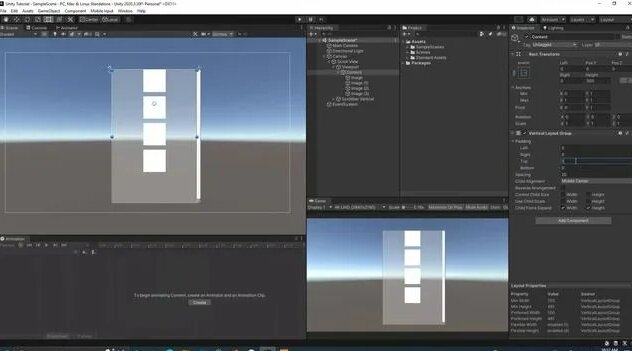 Add Vertical Scroll View In Unity | Unity Scroll View | How to create ...