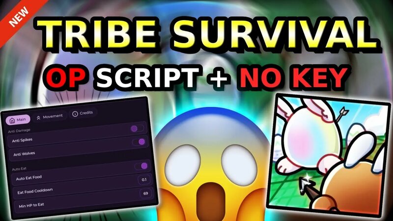 NEW* Tribe Survival OP Script ( ANTI Spikes, ANTI Wolves, AUTO EAT, NO ...