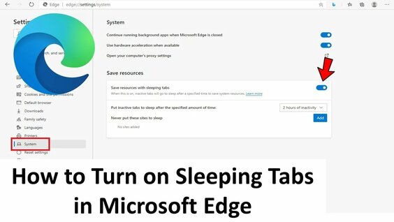 How to Enable Sleeping Tabs in Microsoft Edge on Windows 10 - EroFound