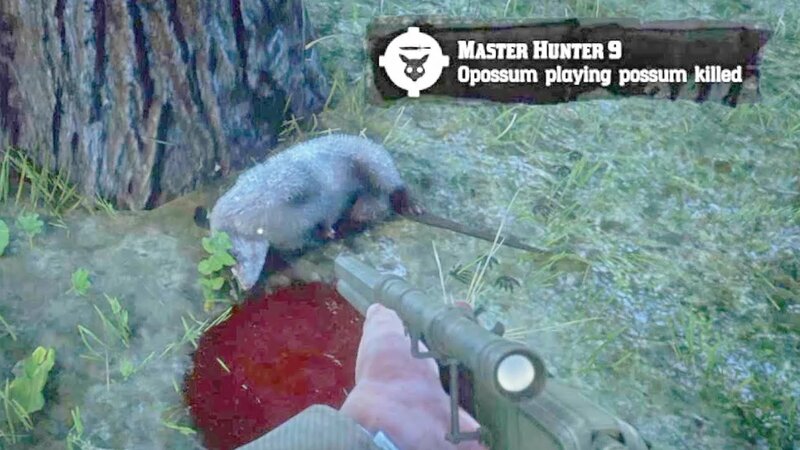 Master Hunter 9* Challenge Opossum Location! RDR2 Guide - Смотреть ...