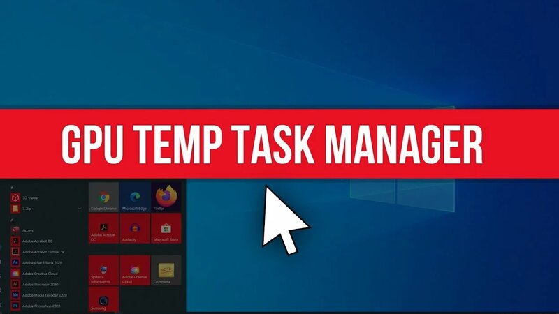 How to Fix GPU Temperature in Not Showing in Task Manager on Windows 10 ...
