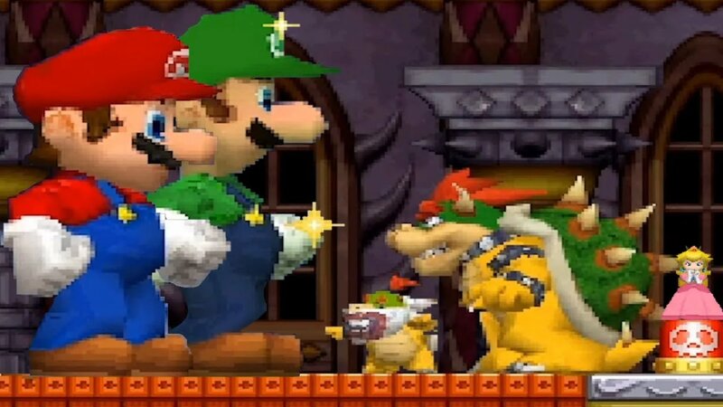 New Super Mario Bros. DS - All Bosses (2 Player) - Смотреть онлайн в ...