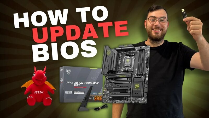 MSI MAG X870e Tomahawk WIFI Motherboard BIOS Update (Step-by-Step Guide ...