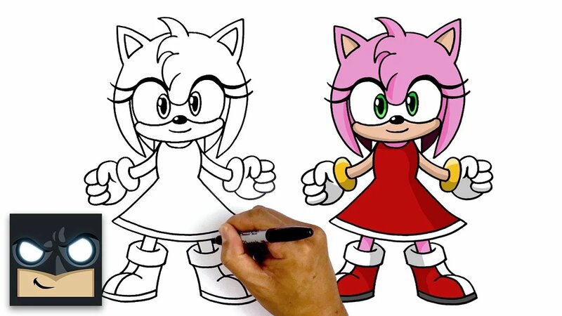 How To Draw Amy Rose | Sonic The Hedgehog - Смотреть онлайн в поиске ...