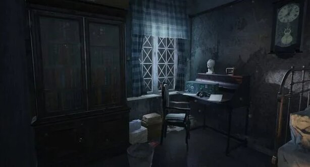 1940's WW2 resistance safe house ambience with artillery and radio ...