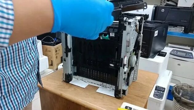 How To Fix/Repair | Paper Flag Sensor | HP LaserJet Pro M402dn ...