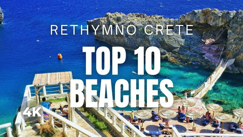 Crete TOP 10 Beaches in Rethymno Greece [Travel Video 4K] - Yandex ...