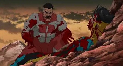 "why did you make me do this" || "think mark think" || Omni man and son ...