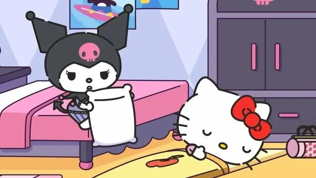 Kuromi’s Sleepover | Hello Kitty and Friends Supercute Adventures S2 EP ...